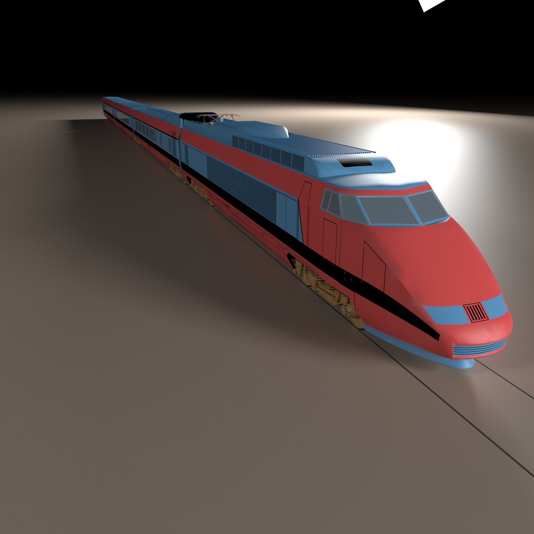 Train 3D Model - TurboSquid 1657218