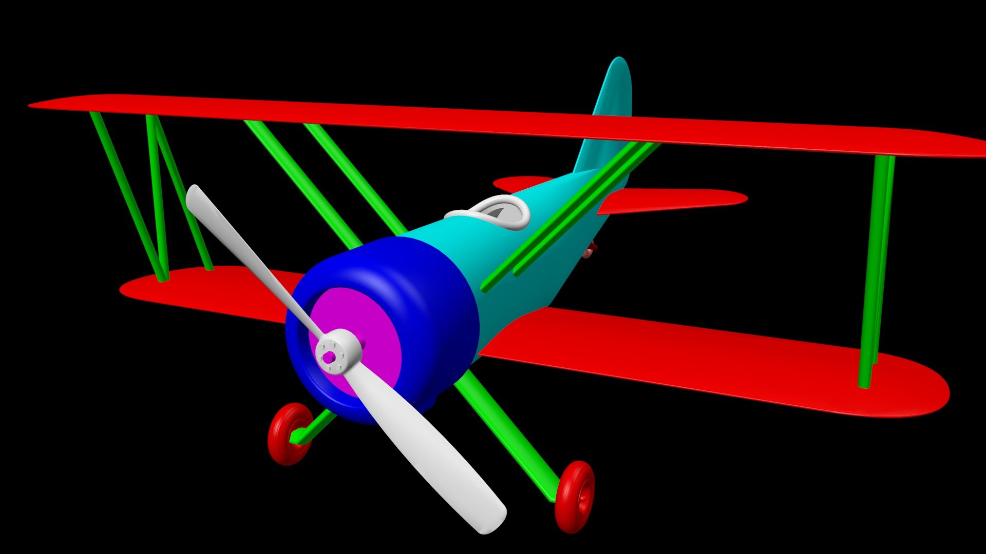 3D BARNSTORMER PLANE - TurboSquid 2080813