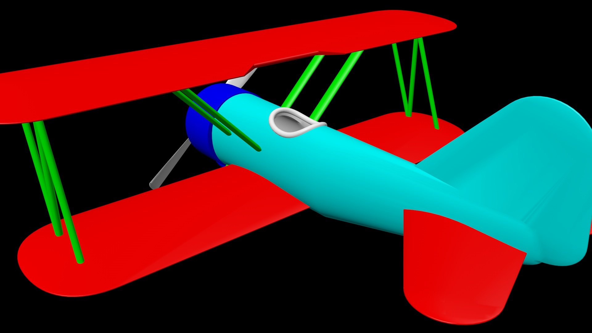 3D BARNSTORMER PLANE - TurboSquid 2080813