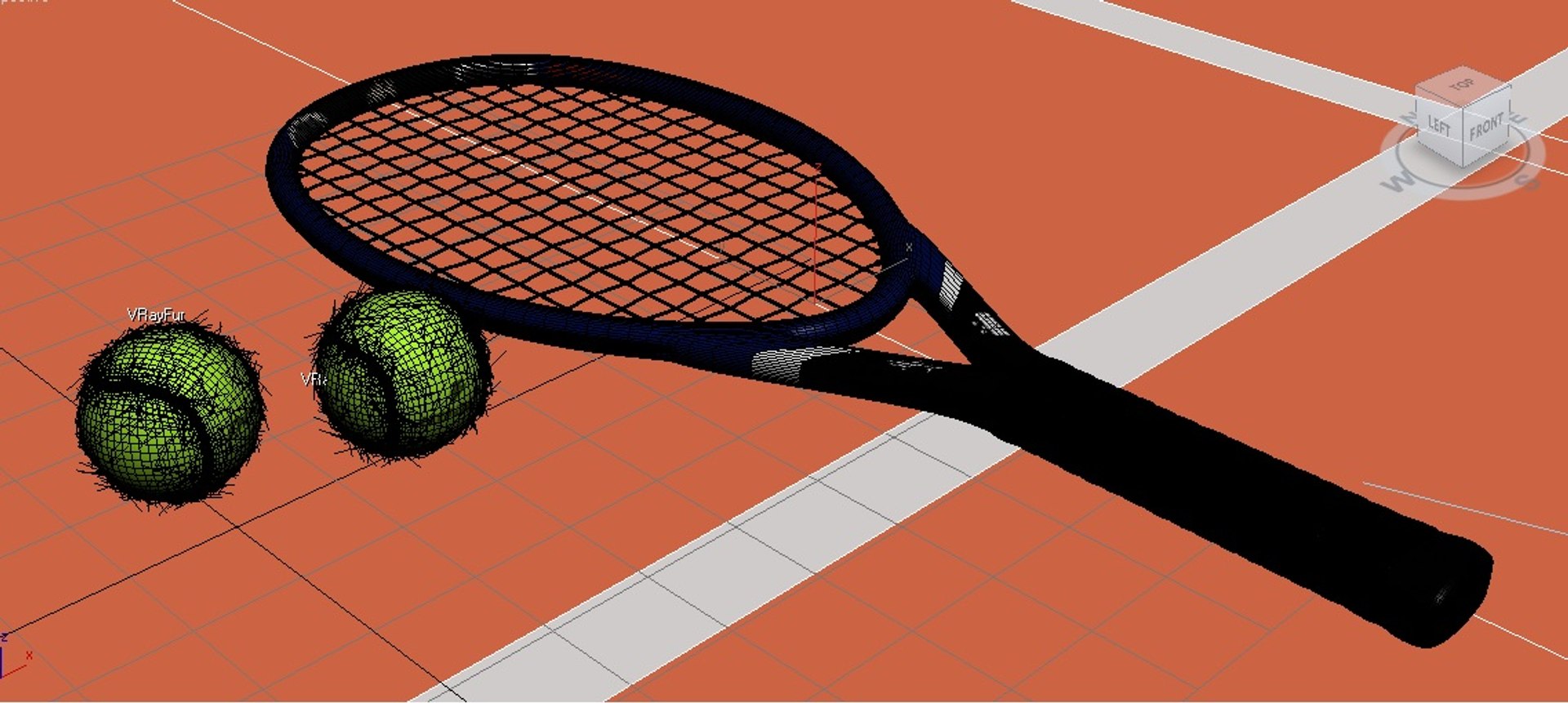 tennis racket ball max