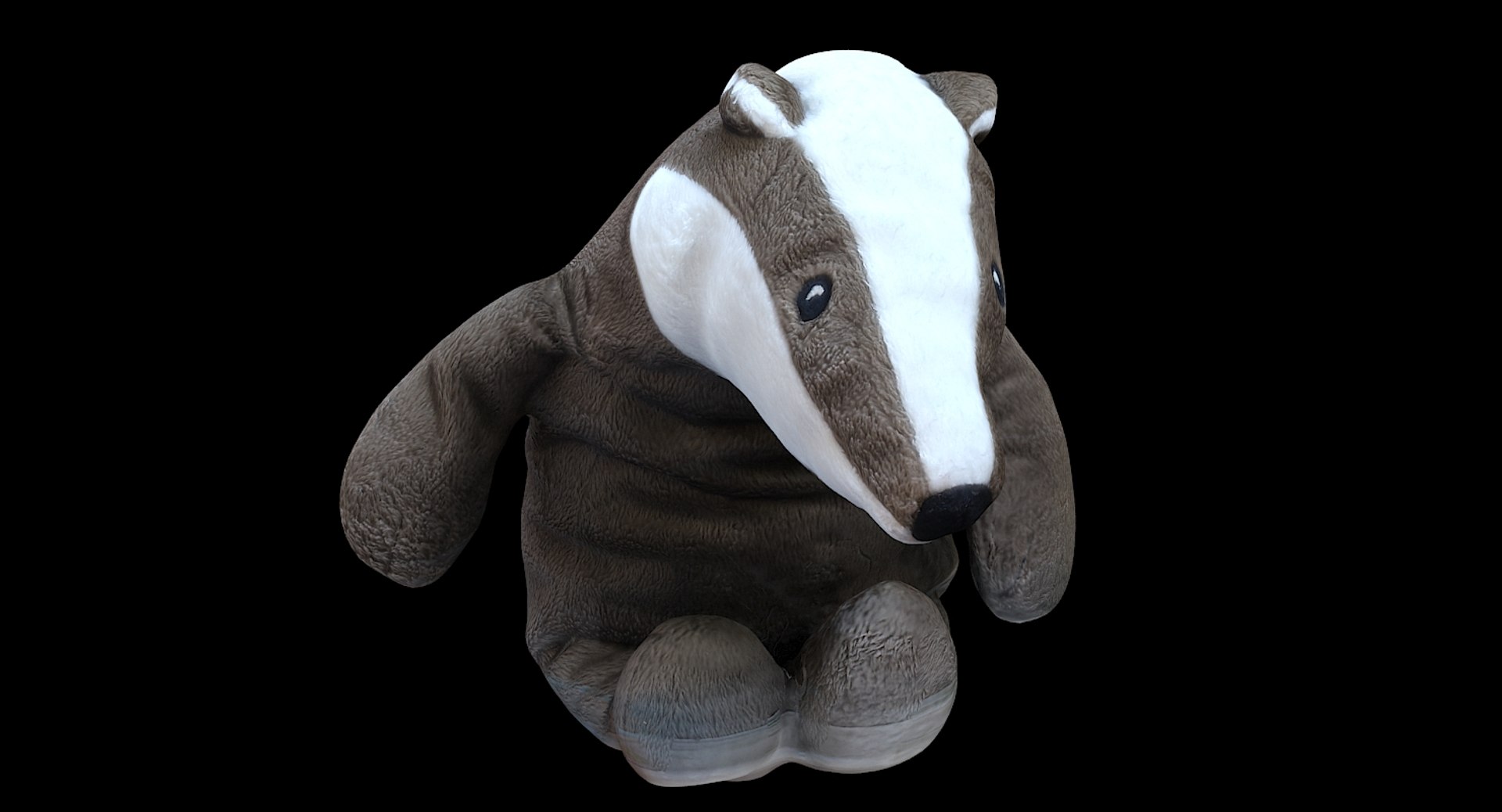 3D Model Scan Plush Badger - TurboSquid 1302987