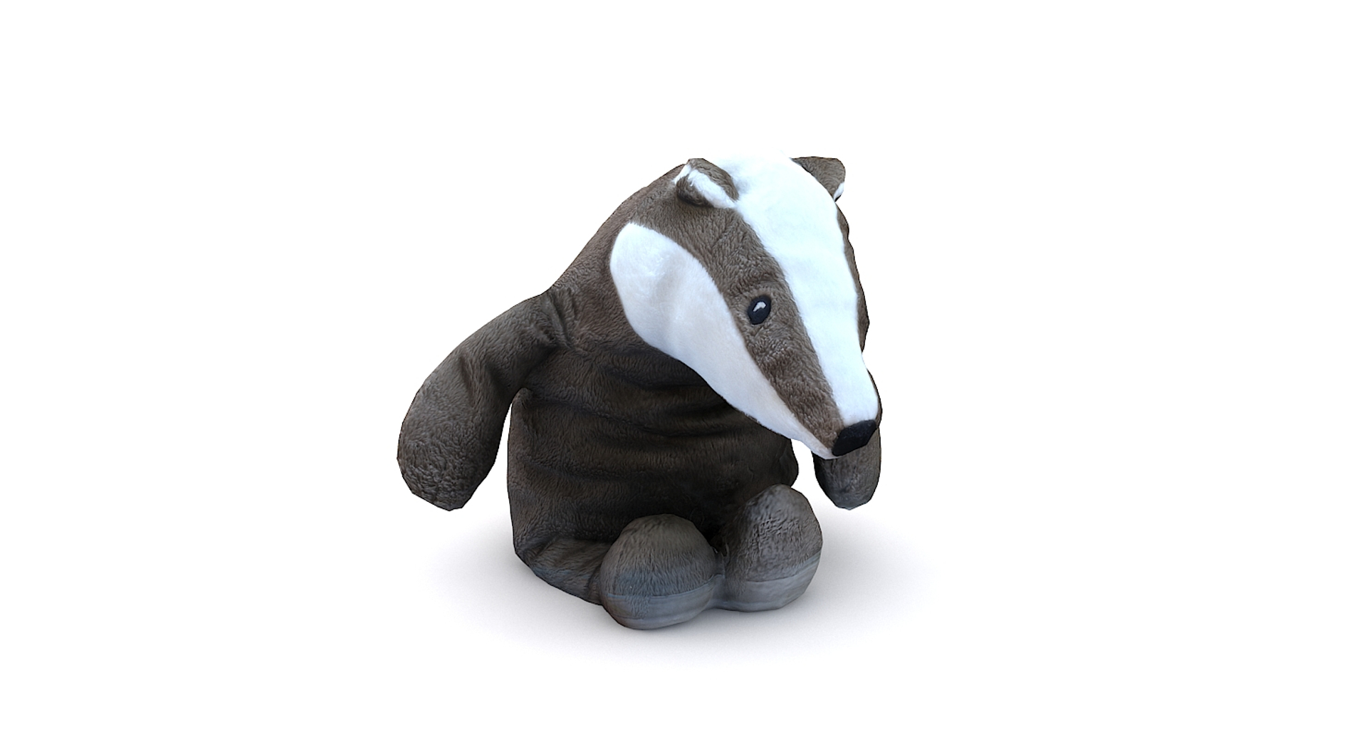 3D Model Scan Plush Badger - TurboSquid 1302987