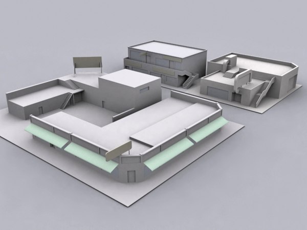 3d shop model