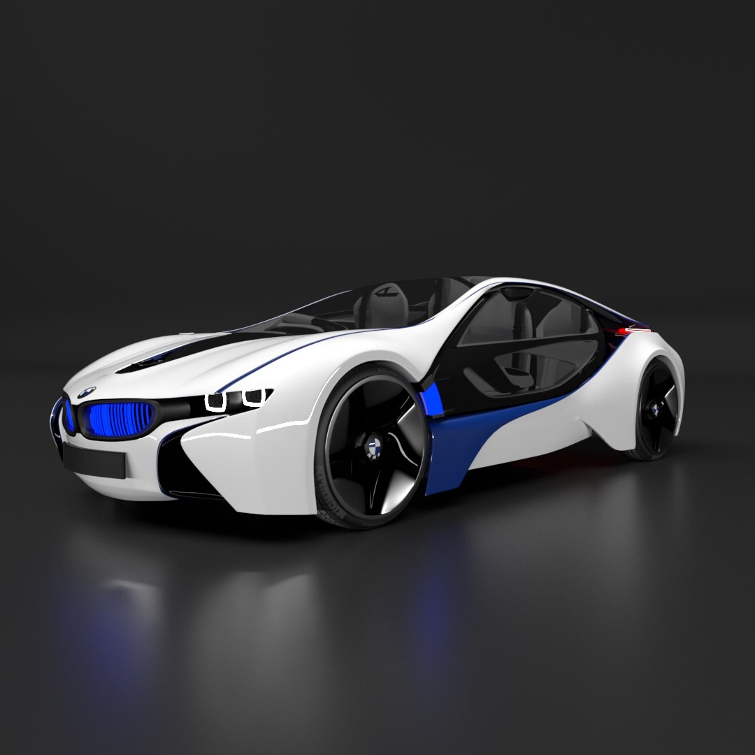 3D BMW I8 BMW Vision Efficient Dynamics - TurboSquid 2307517