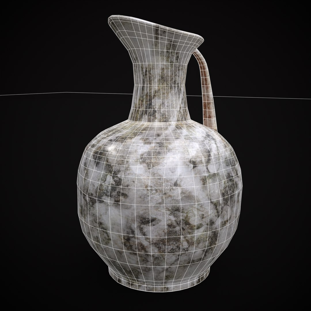 Marble Pitchers Model - TurboSquid 2092281