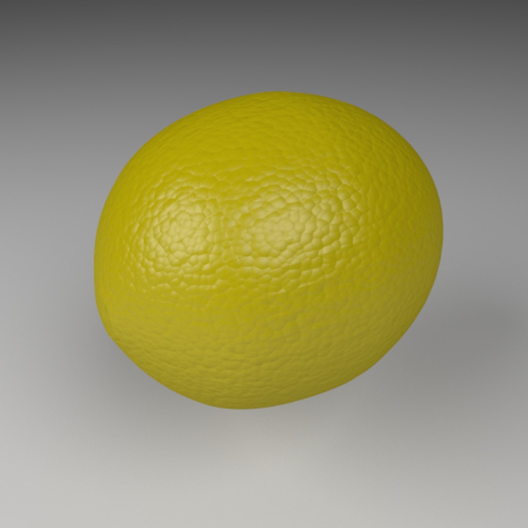 lemon 3d model