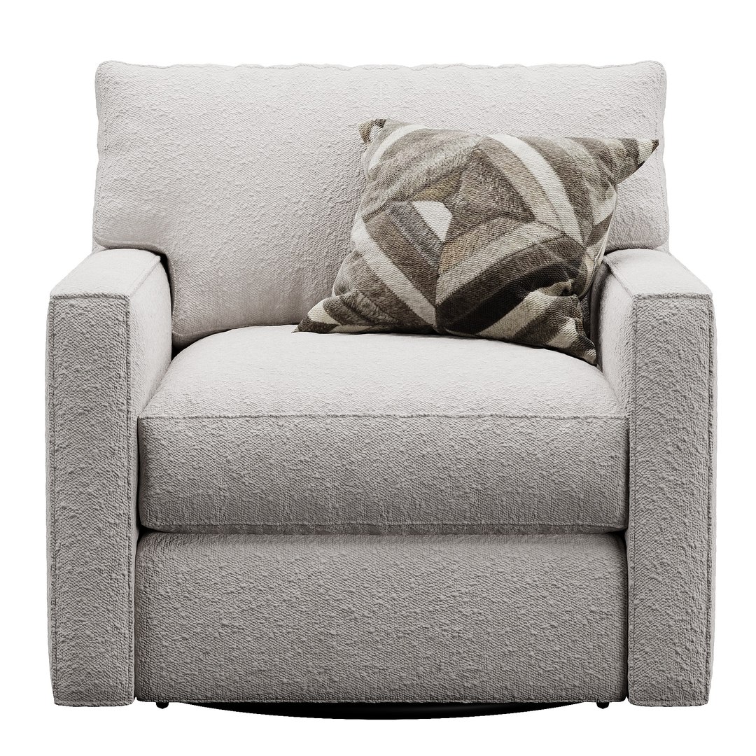 Crate And Barrel Axis Swivel Chair 3D Model - TurboSquid 2206032