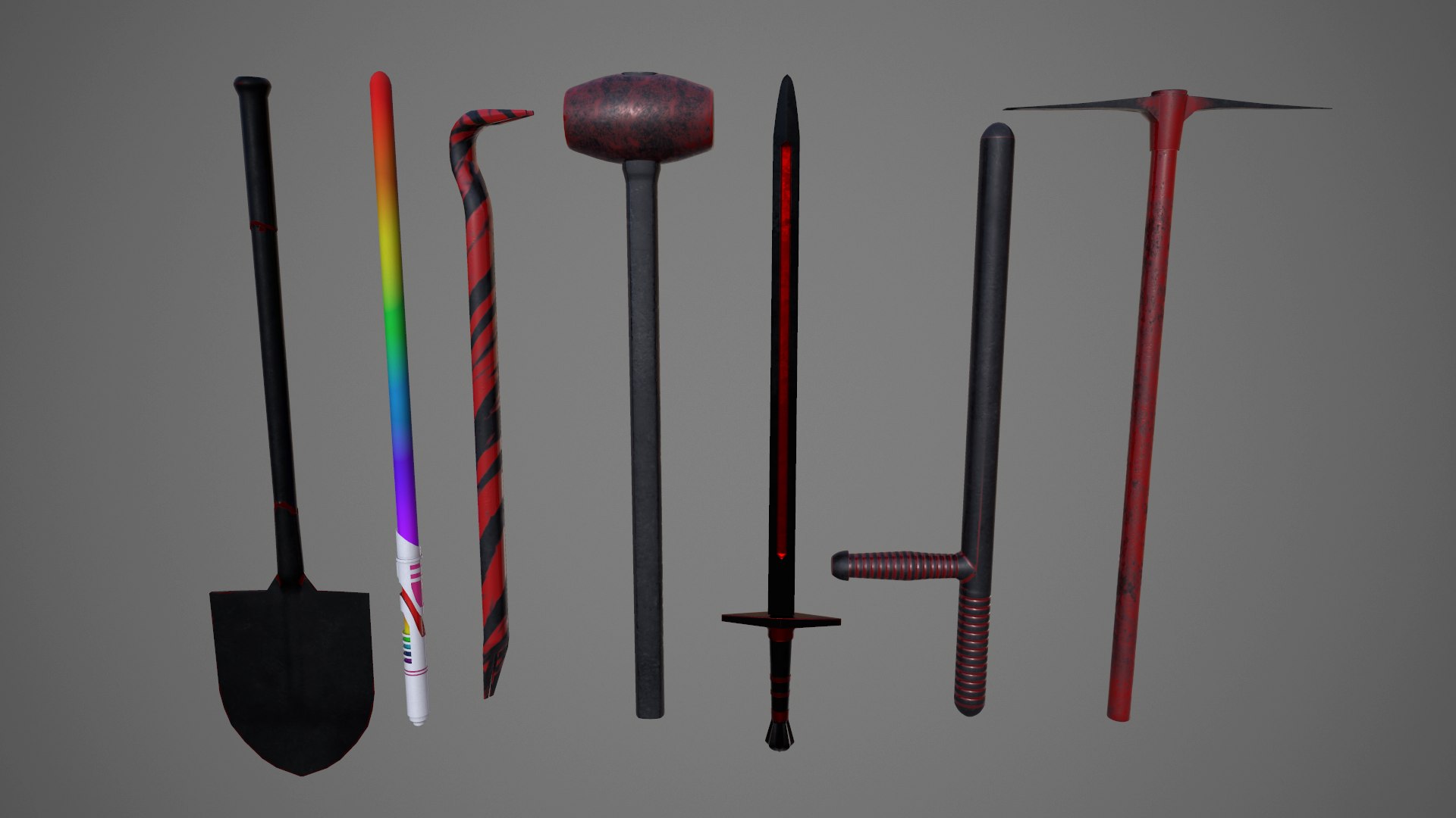 Malee Weapon Model - TurboSquid 1171746