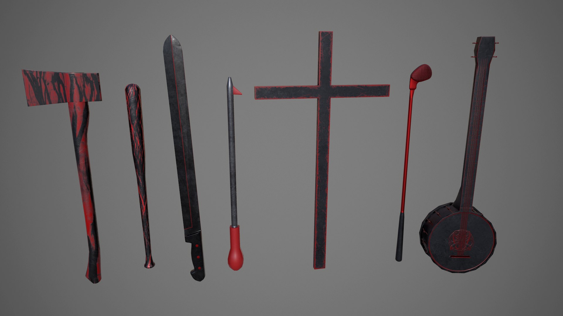 Malee Weapon Model - TurboSquid 1171746