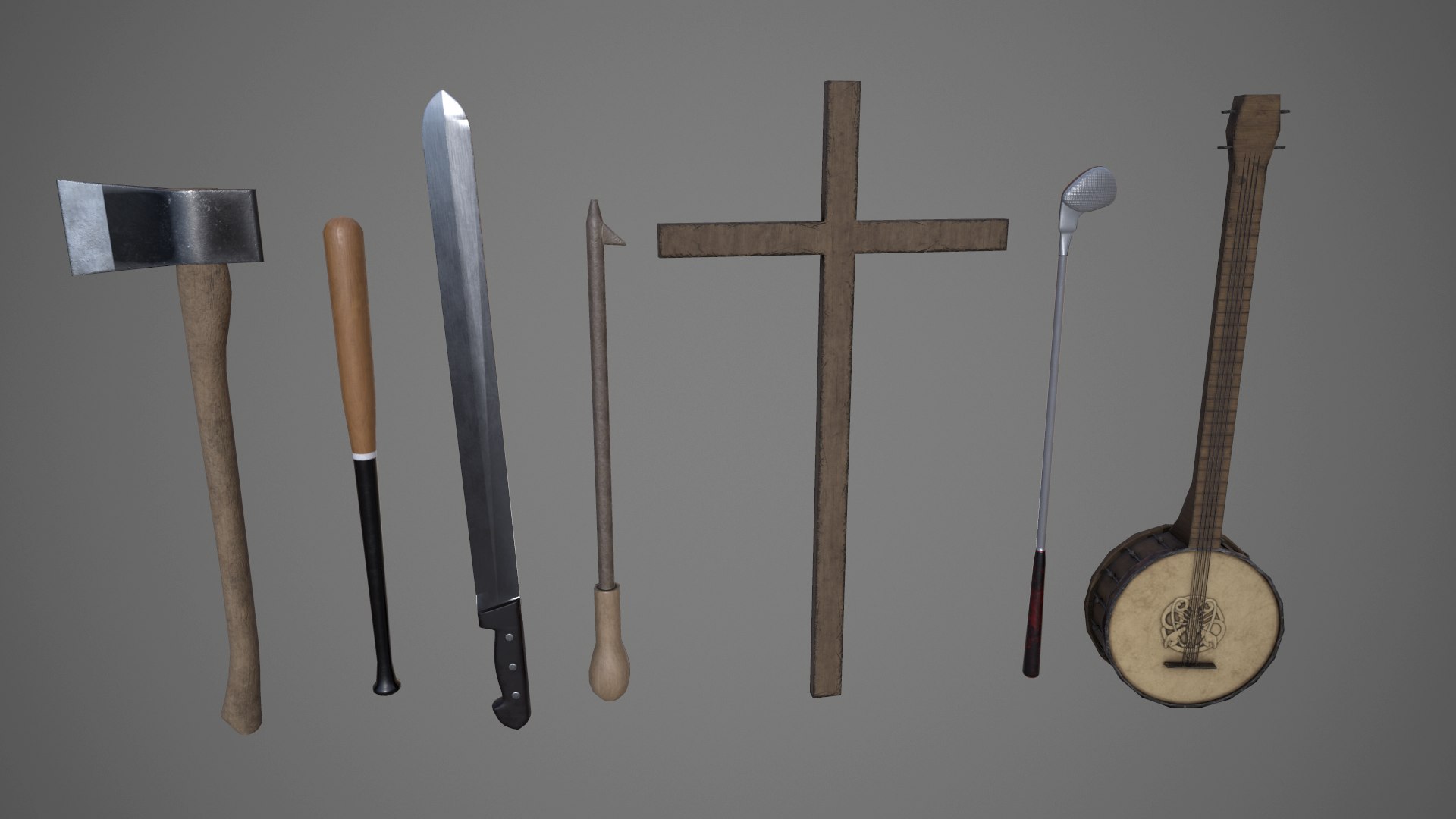 Malee Weapon Model - TurboSquid 1171746