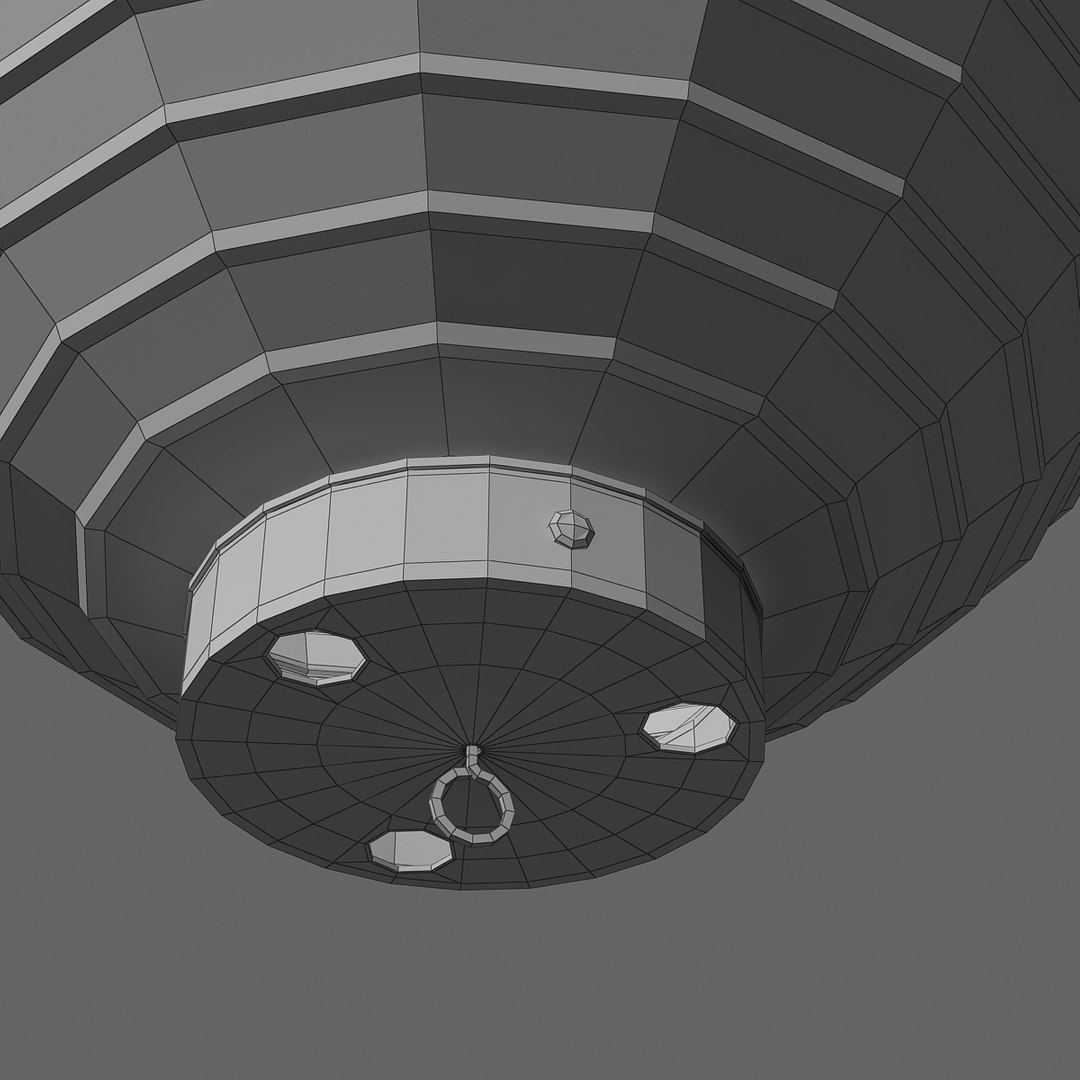 3d Japanese Paper Lantern Lights Model