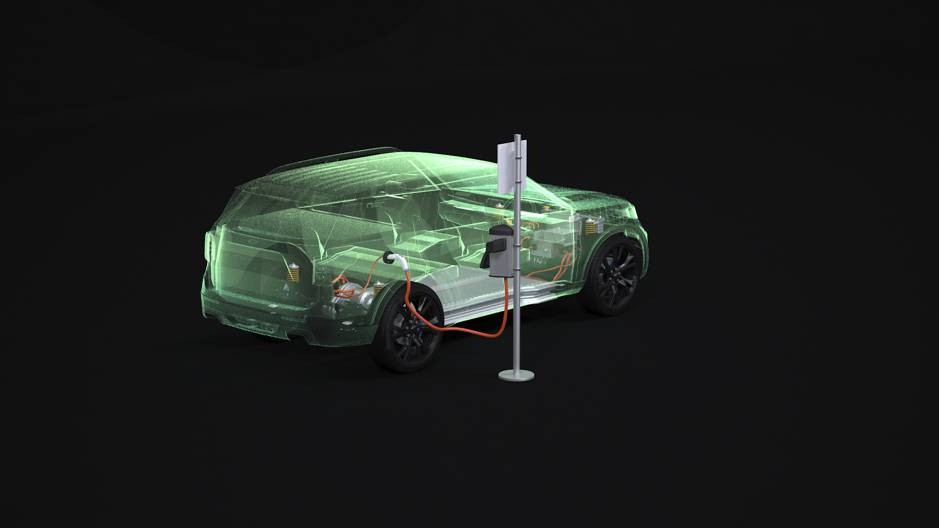 4x4 Hybrid Chargepoint X-ray 3D Model - TurboSquid 1533890