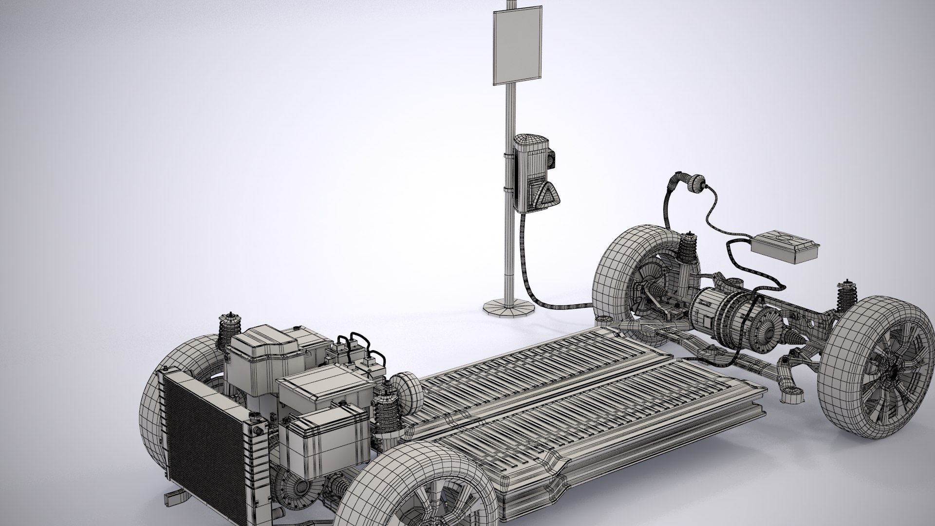 4x4 Hybrid Chargepoint X-ray 3D Model - TurboSquid 1533890