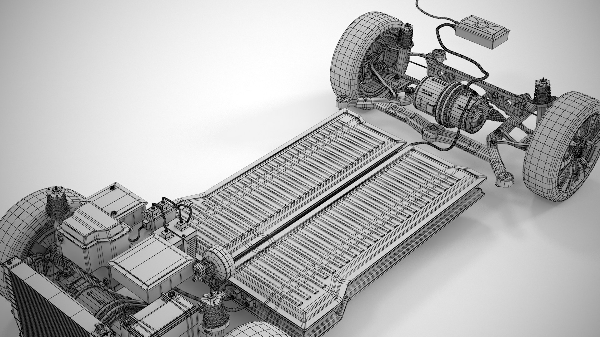 4x4 Hybrid Chargepoint X-ray 3D Model - TurboSquid 1533890