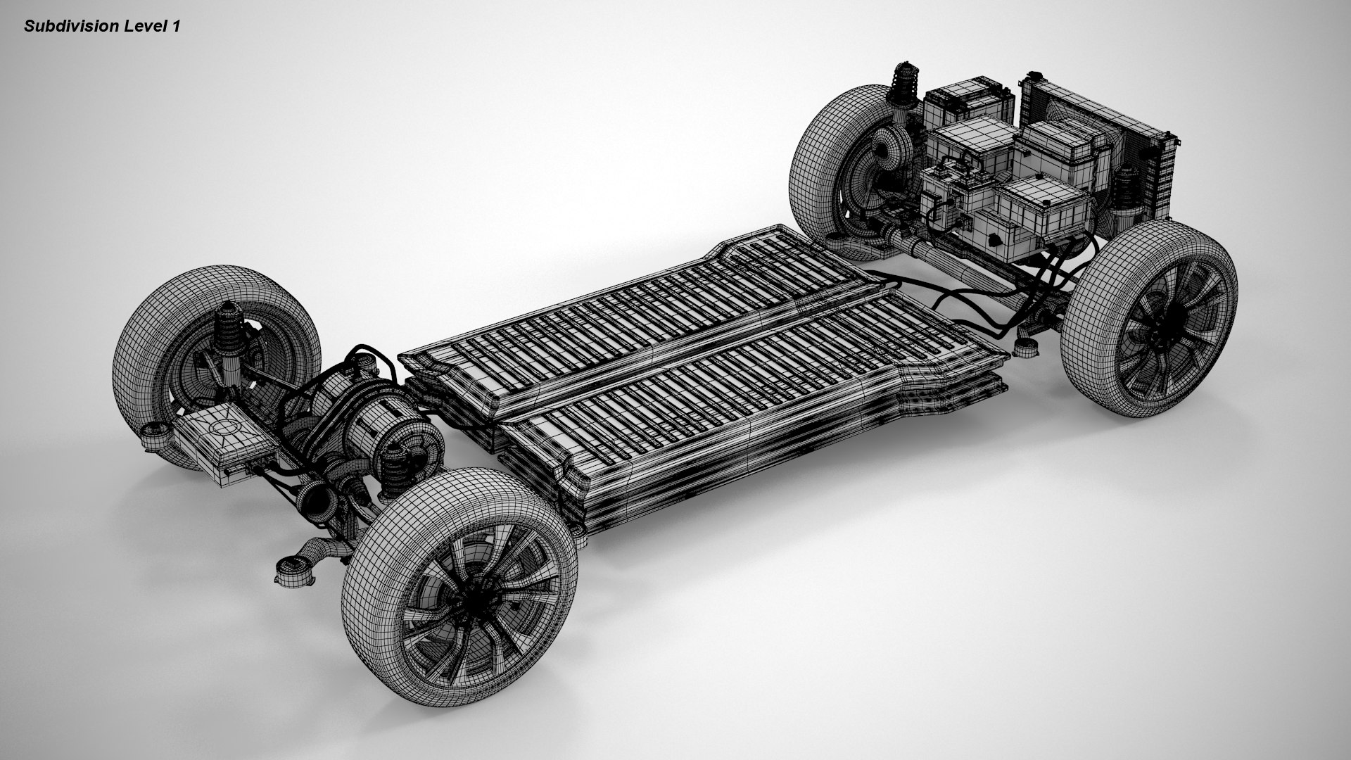 4x4 Hybrid Chargepoint X-ray 3D Model - TurboSquid 1533890