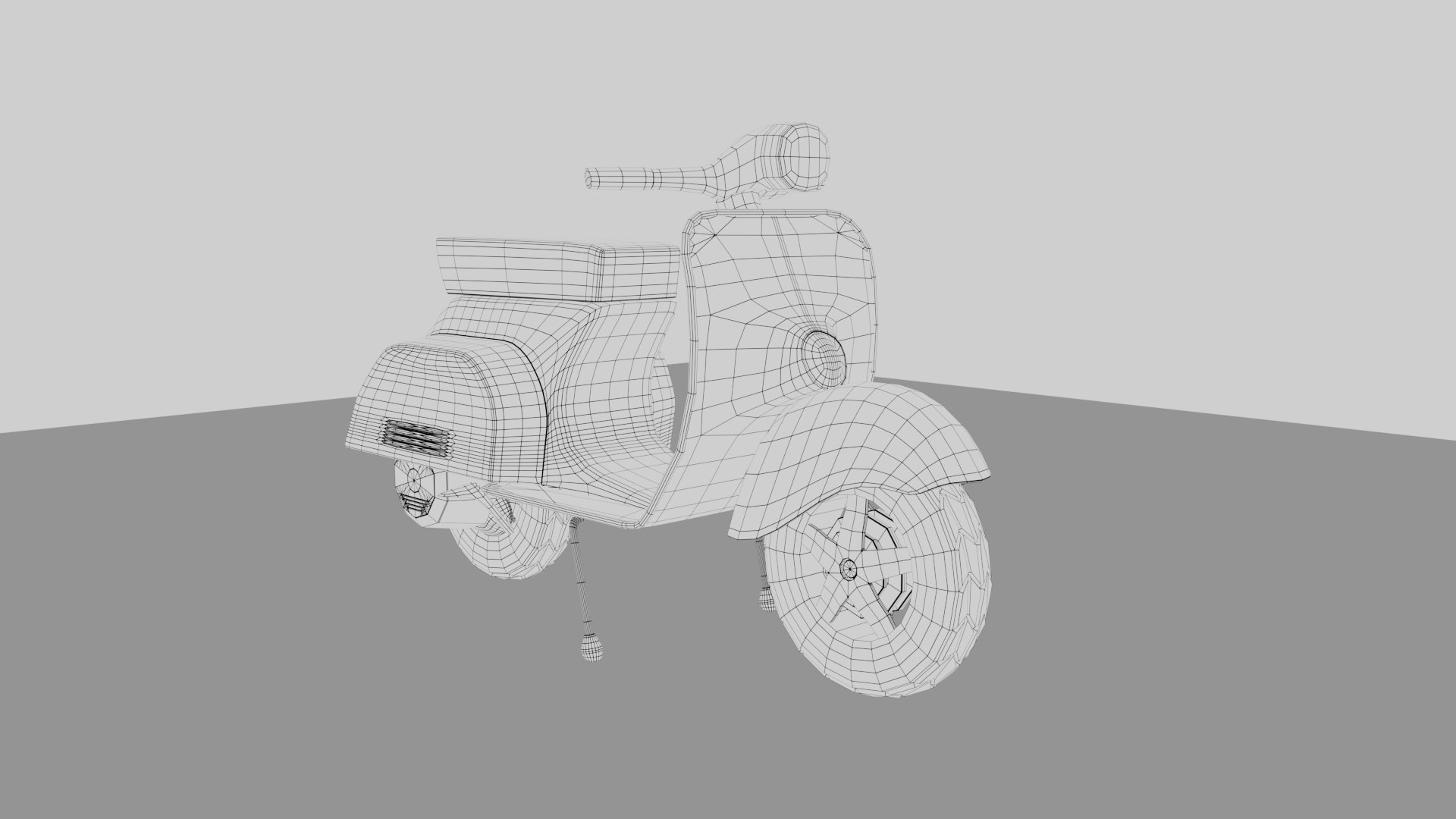 Vespa Scooter 3D Model - TurboSquid 2038944