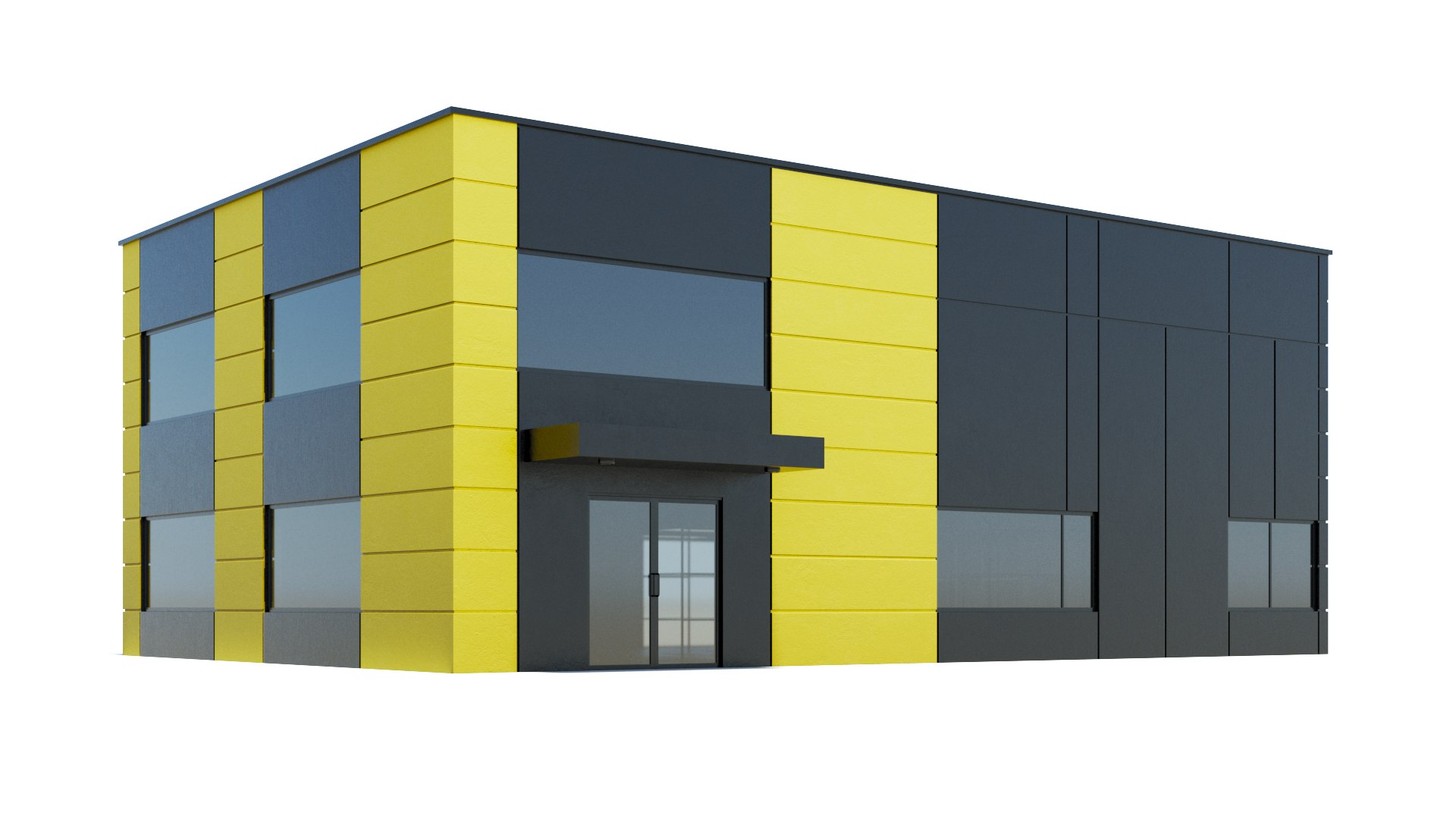 Medium Warehouse 3D Model - TurboSquid 2149662