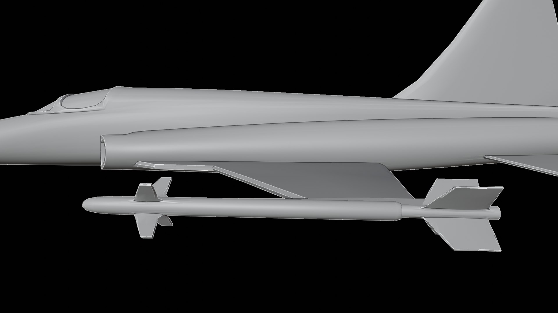 3D Modern Fighter Jet - Northrop F-5 Freedom Fighter Model - TurboSquid ...