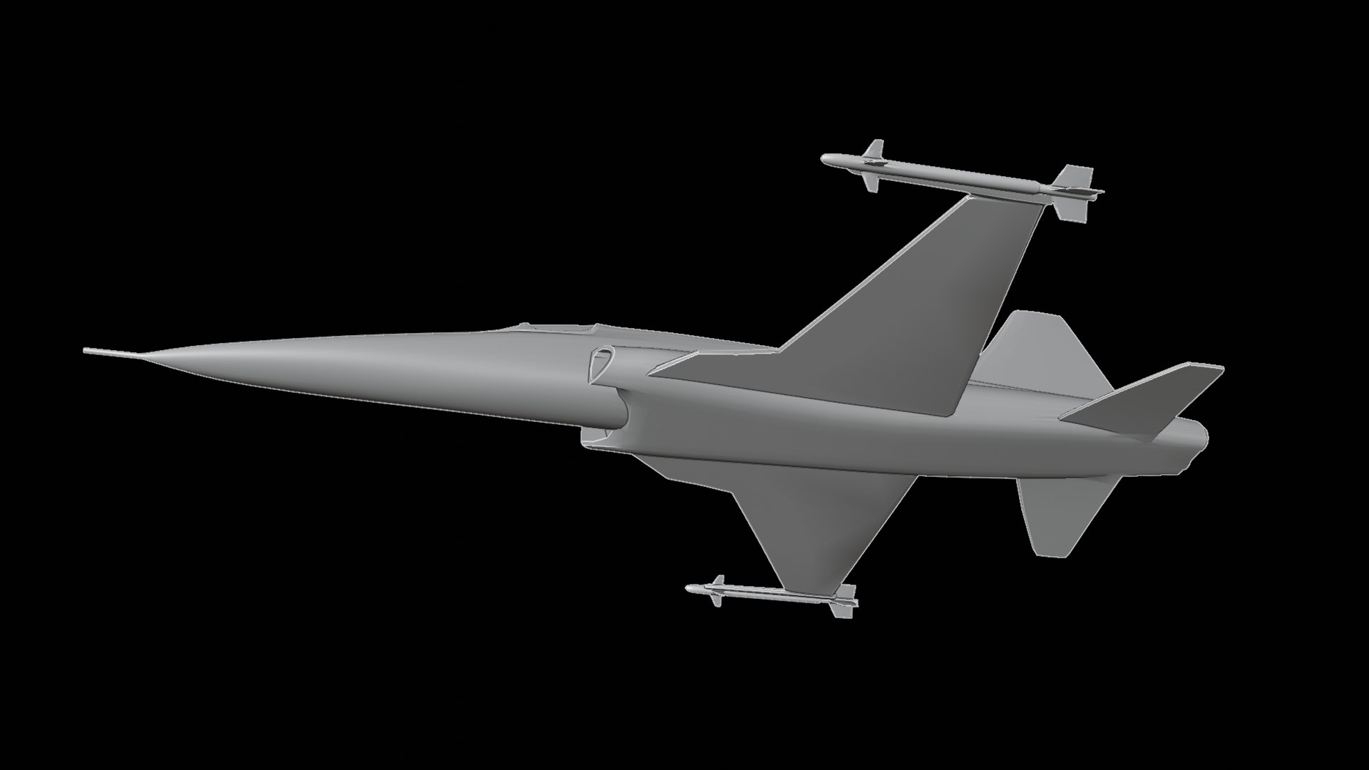 3D Modern Fighter Jet - Northrop F-5 Freedom Fighter Model - TurboSquid ...