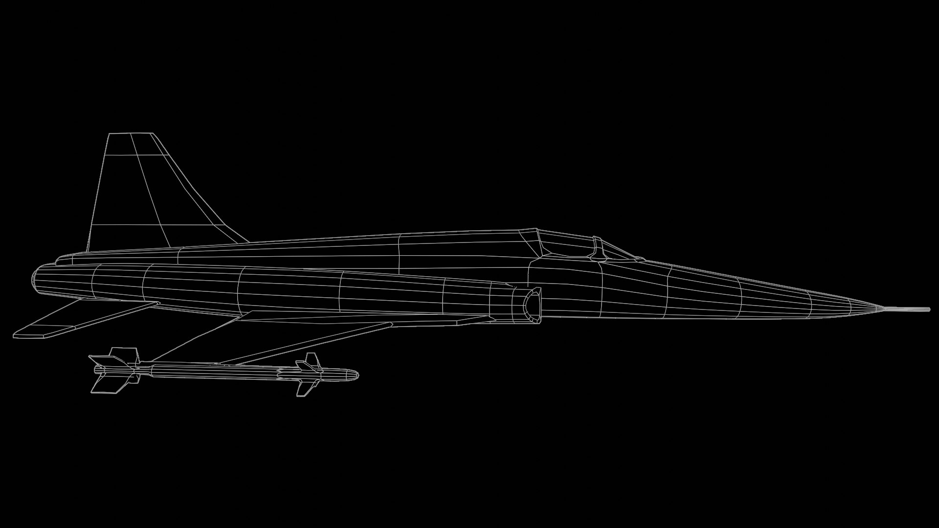 3D Modern Fighter Jet - Northrop F-5 Freedom Fighter Model - TurboSquid ...