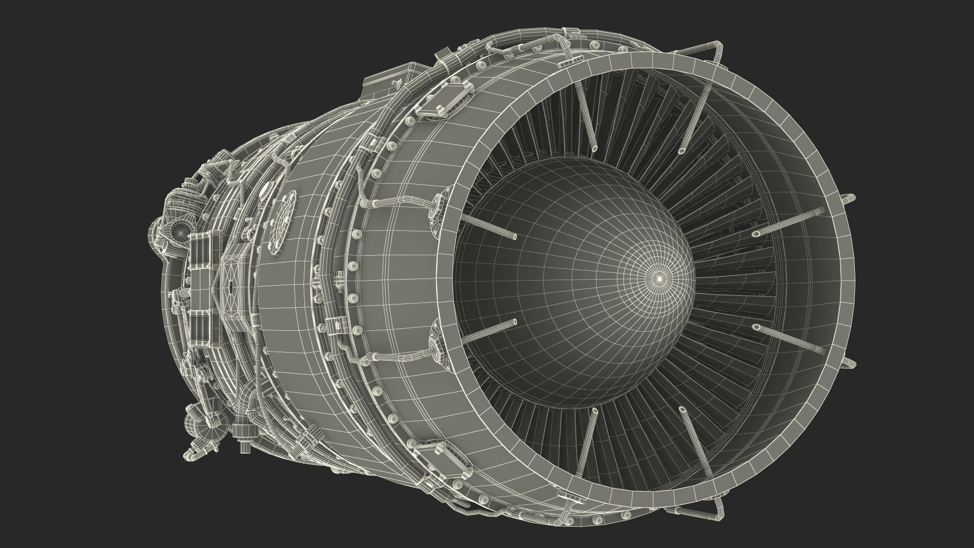 3D Jet Engine - TurboSquid 2349392