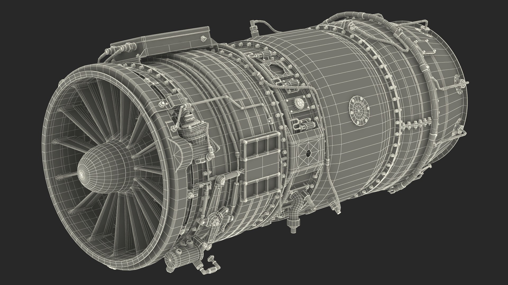 3D Jet Engine - TurboSquid 2349392