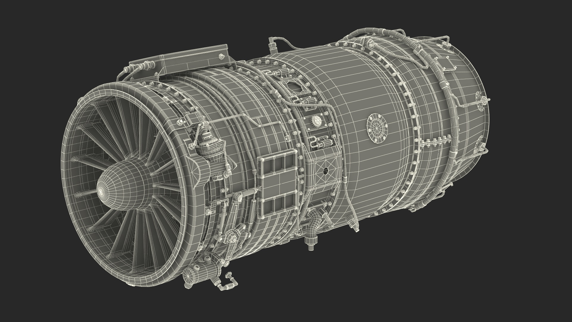 3D Jet Engine - TurboSquid 2349392