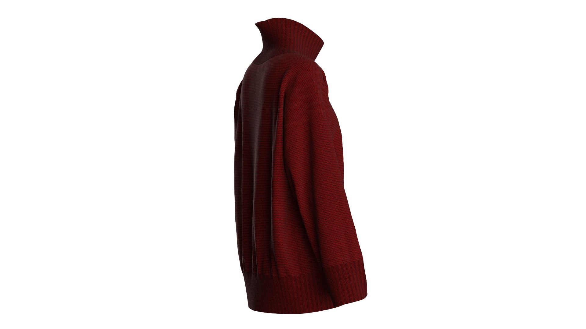 3d Female Knit Long Sleeve Turbosquid 2181469