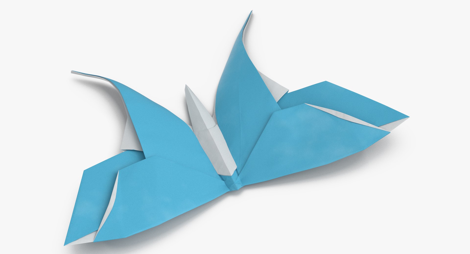 3D Model Butterfly Origami - TurboSquid 1346268