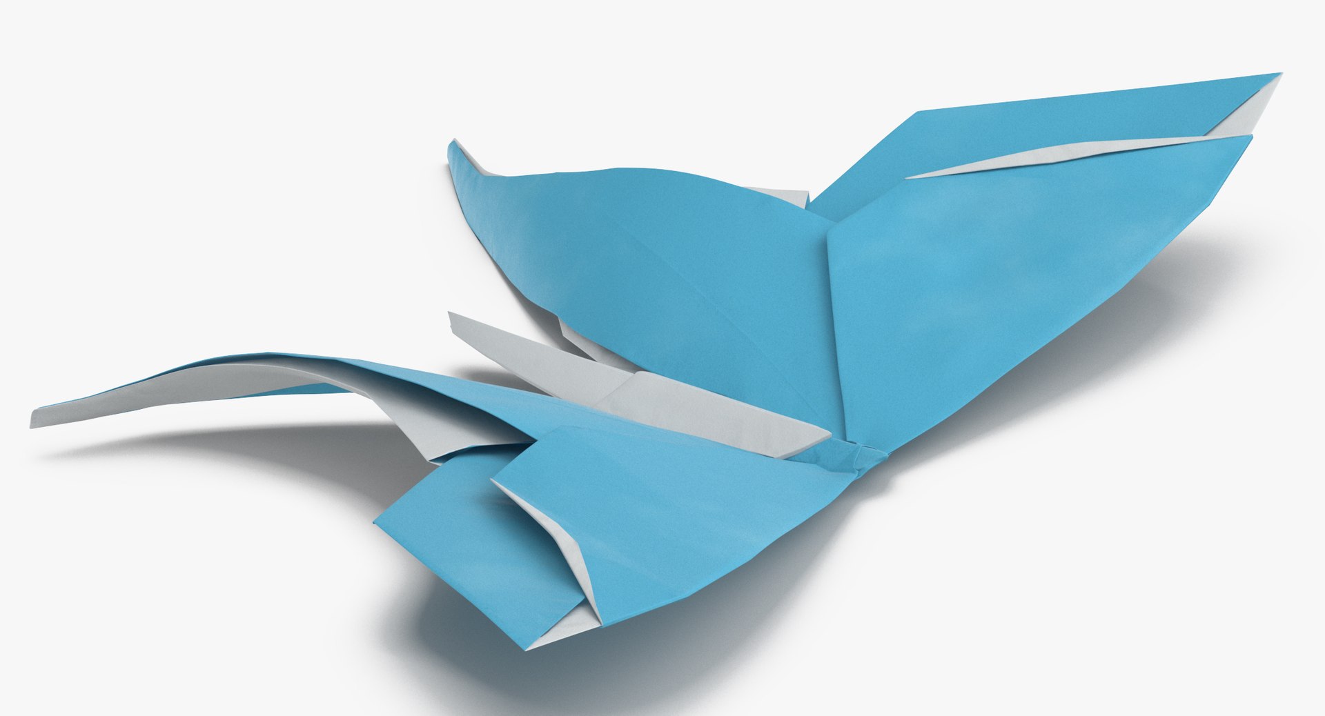 3D Model Butterfly Origami - TurboSquid 1346268