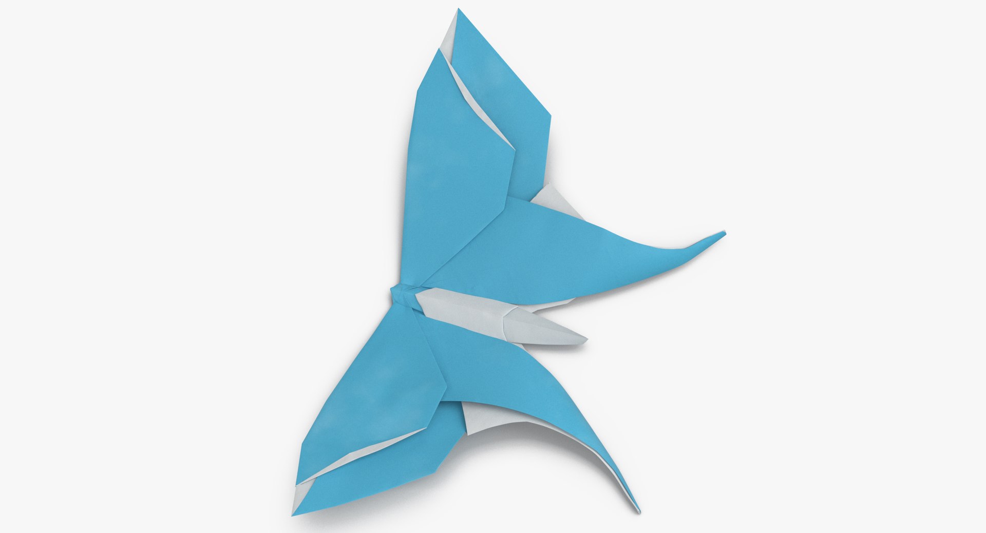 3D Model Butterfly Origami - TurboSquid 1346268