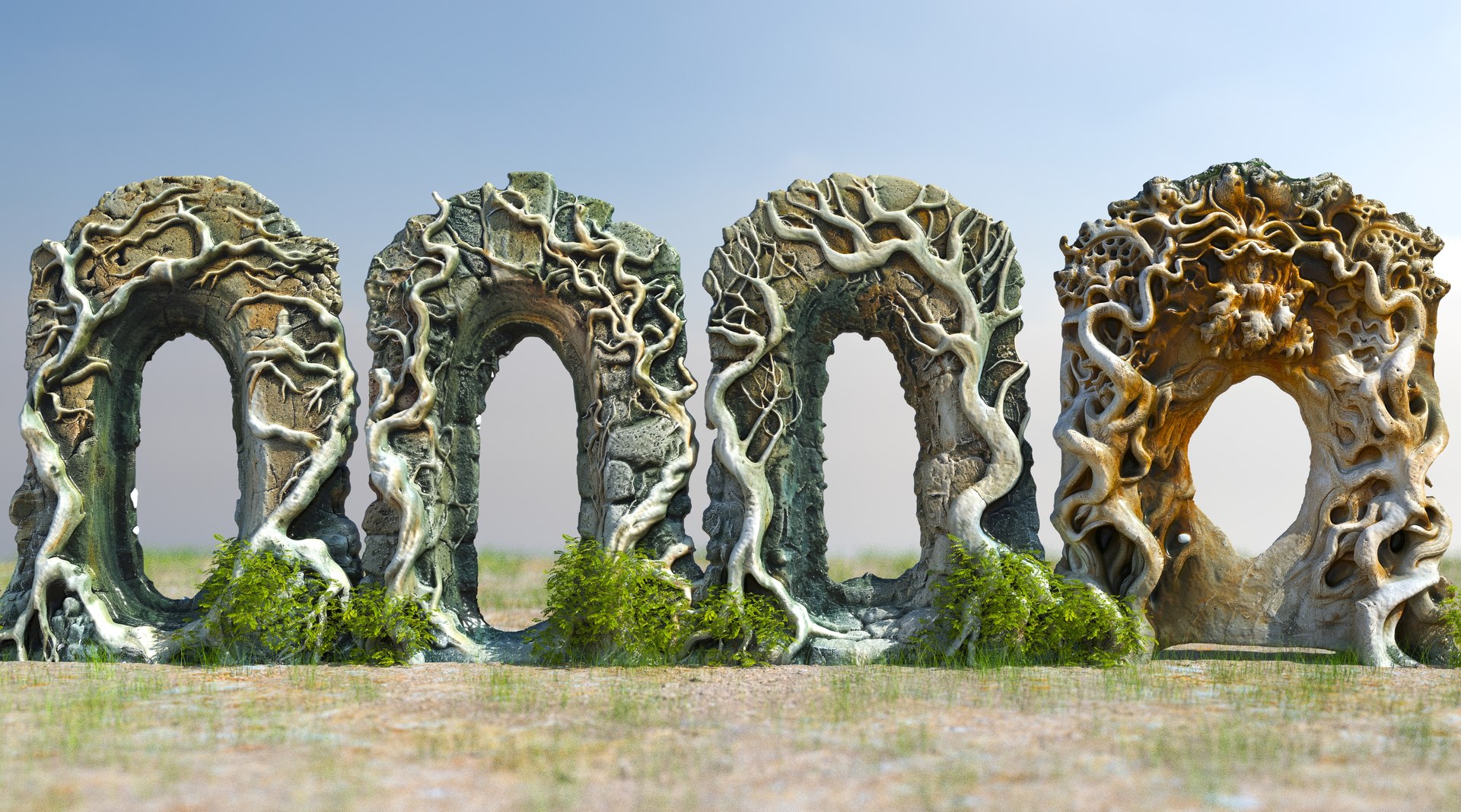3D Classical Gate Pack - TurboSquid 2183419