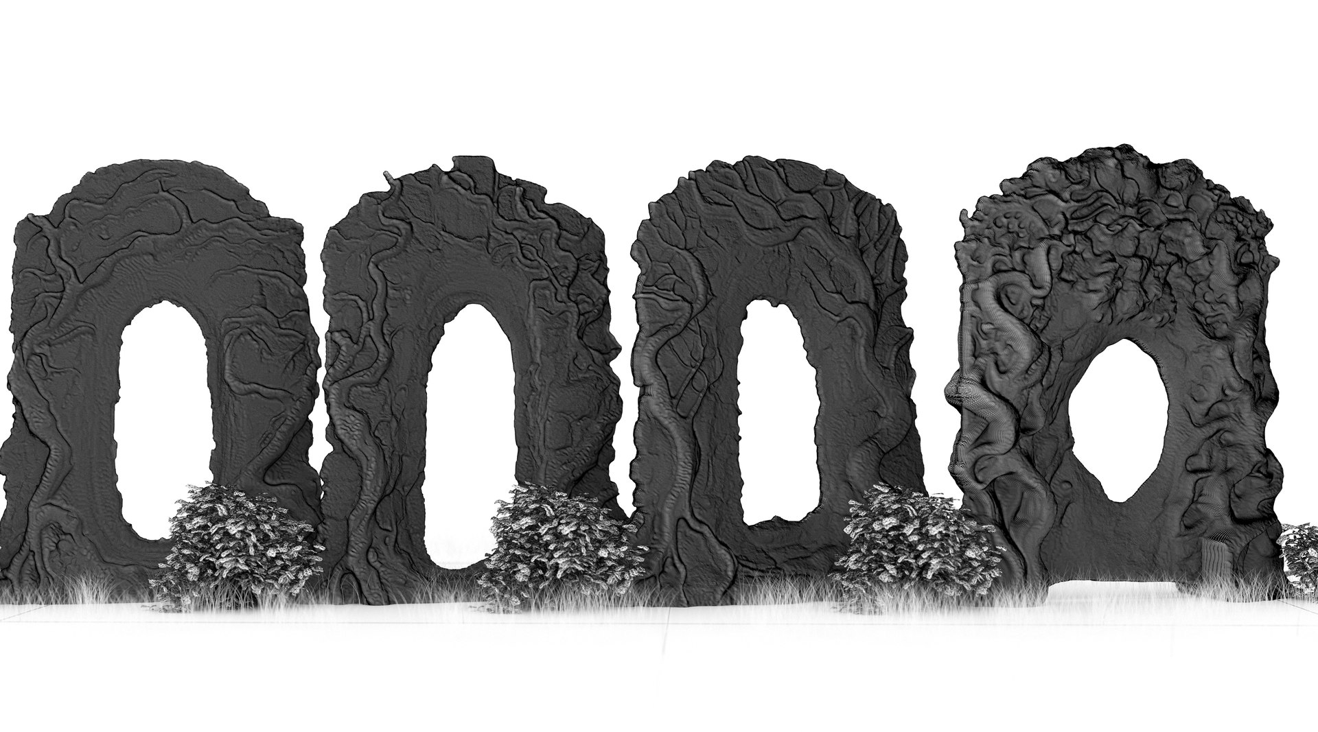 3D Classical Gate Pack - TurboSquid 2183419