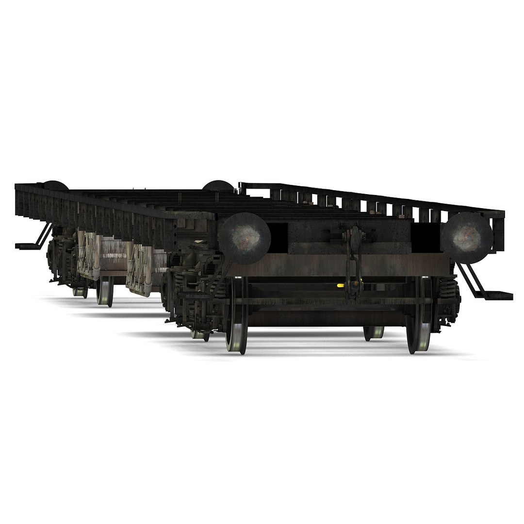 3d model train chassis
