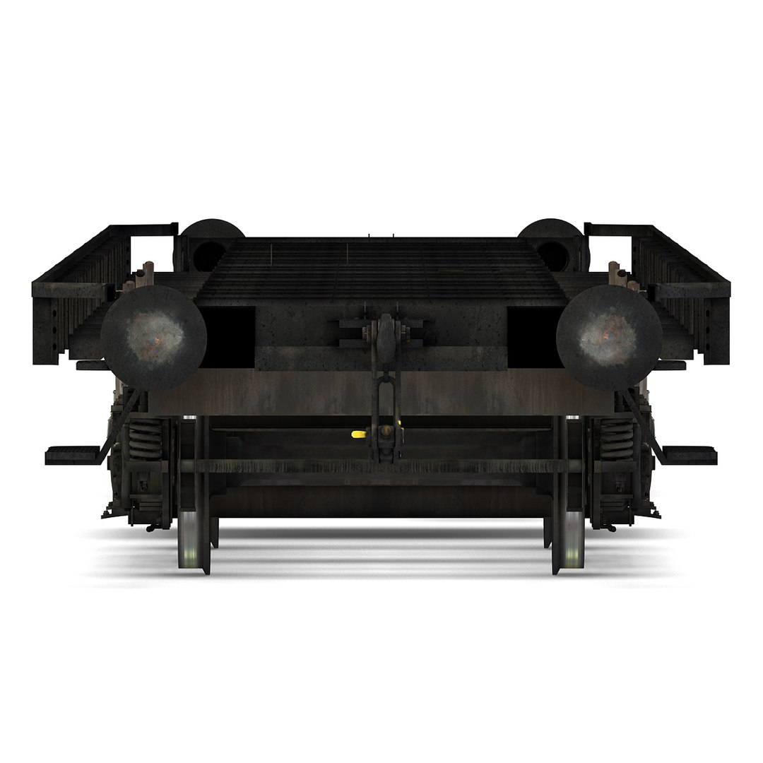 3d model train chassis