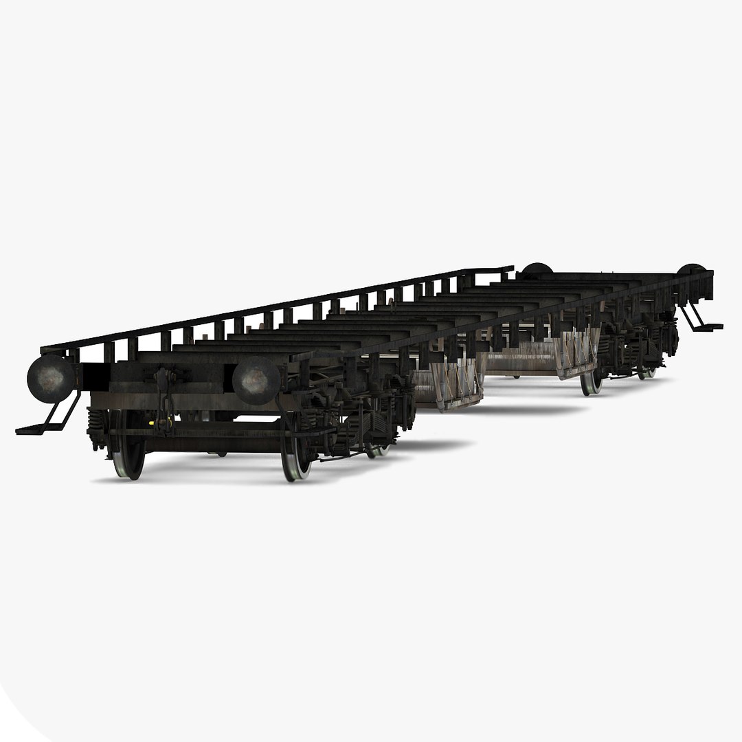 3d model train chassis