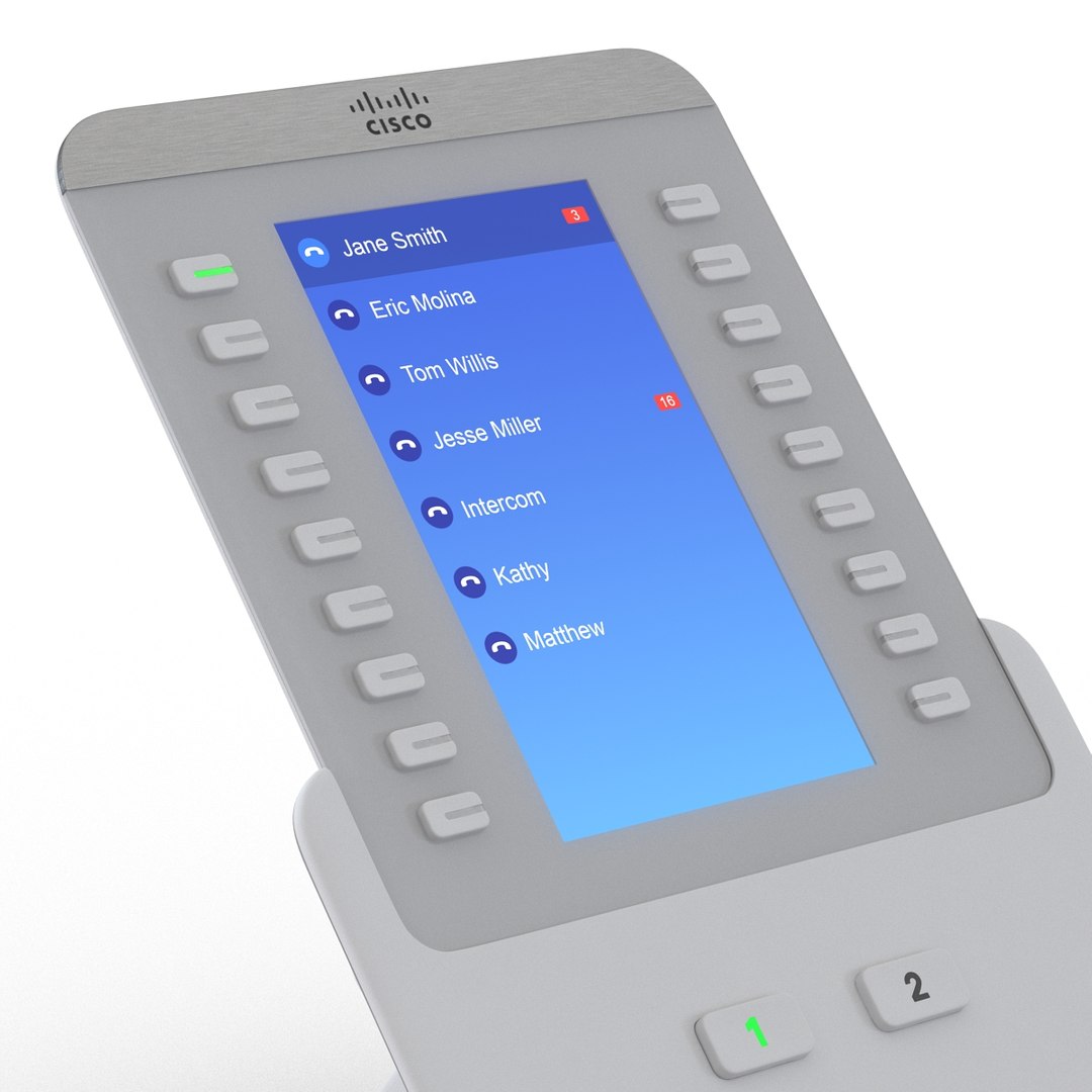 cisco 8800 expansion module 3d model