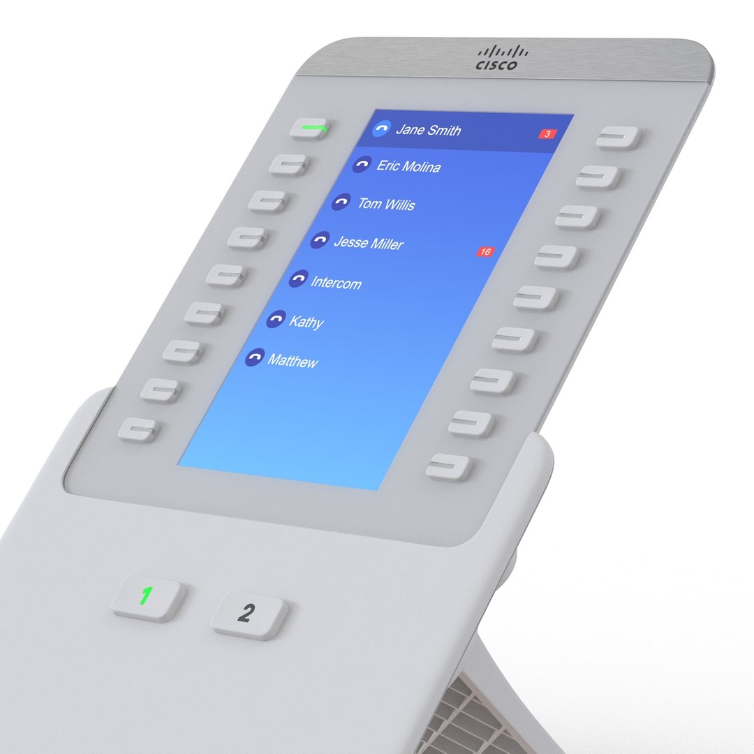 cisco 8800 expansion module 3d model