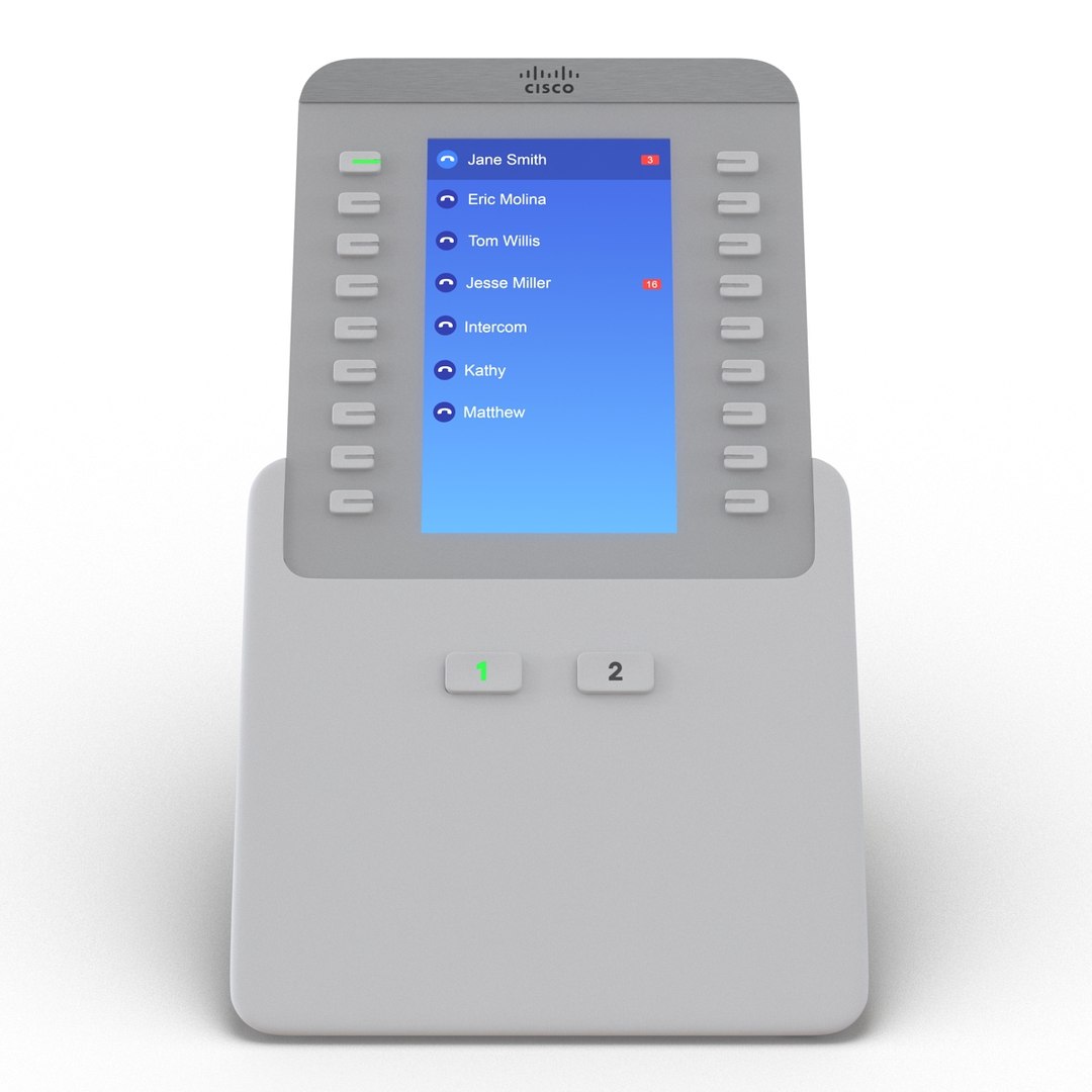 cisco 8800 expansion module 3d model