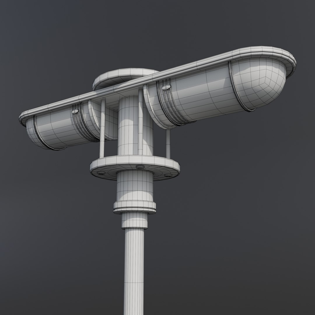 Dieselpunk Street Light 3D Model - TurboSquid 2208994