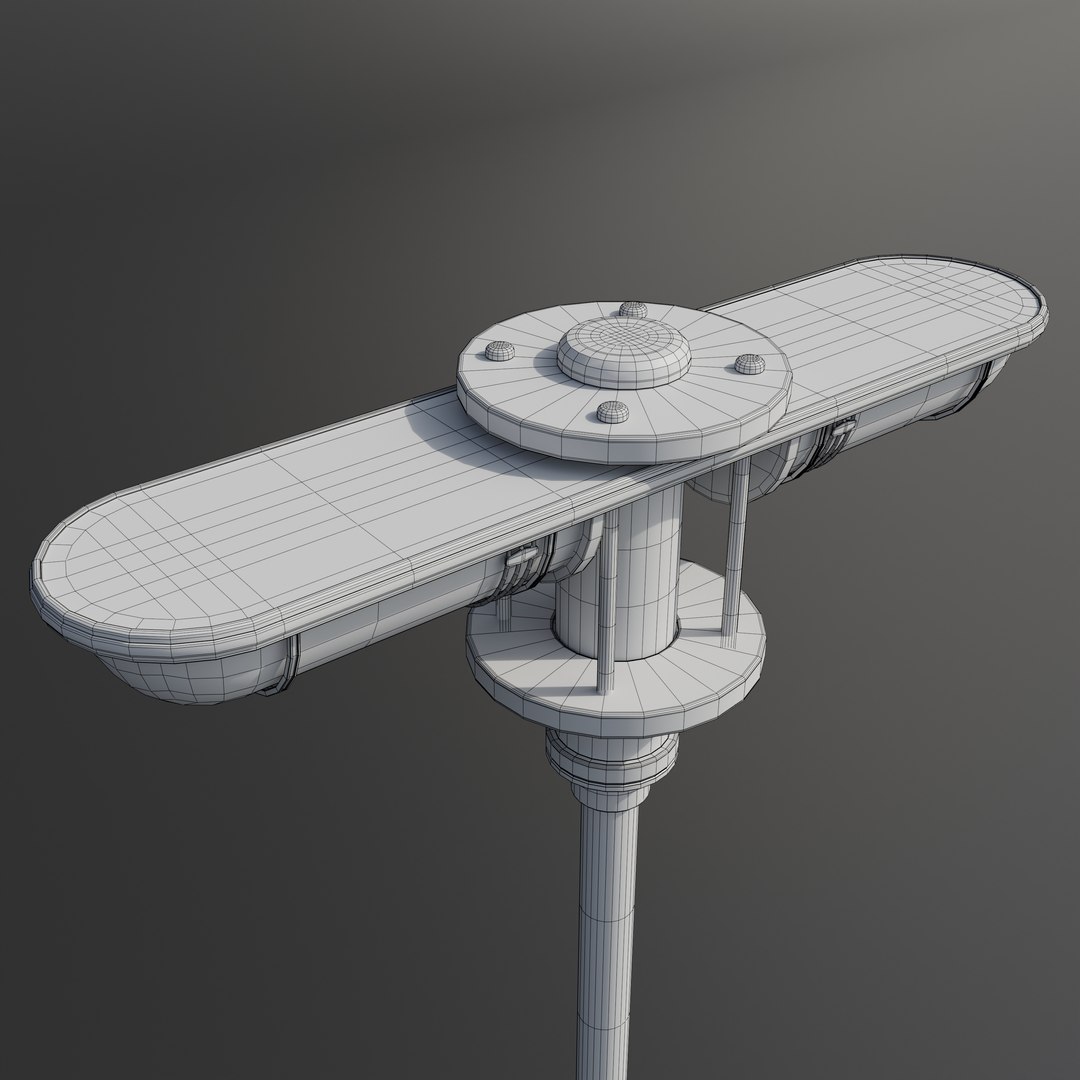 Dieselpunk Street Light 3D Model - TurboSquid 2208994
