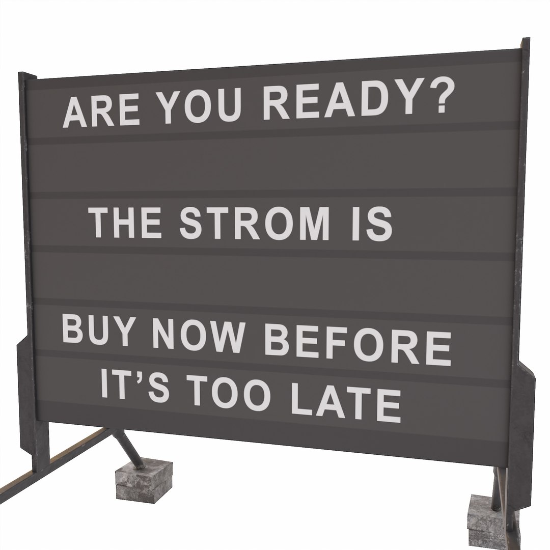 Road Side Information Board 3d Model 3D Model - TurboSquid 2410607