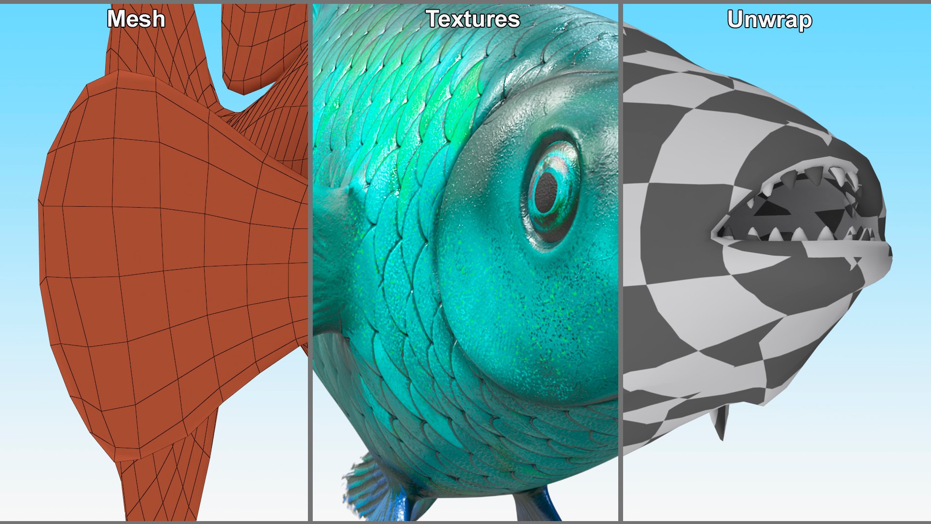 3D Model Guppy Fish Malachite Rigged - TurboSquid 2268750