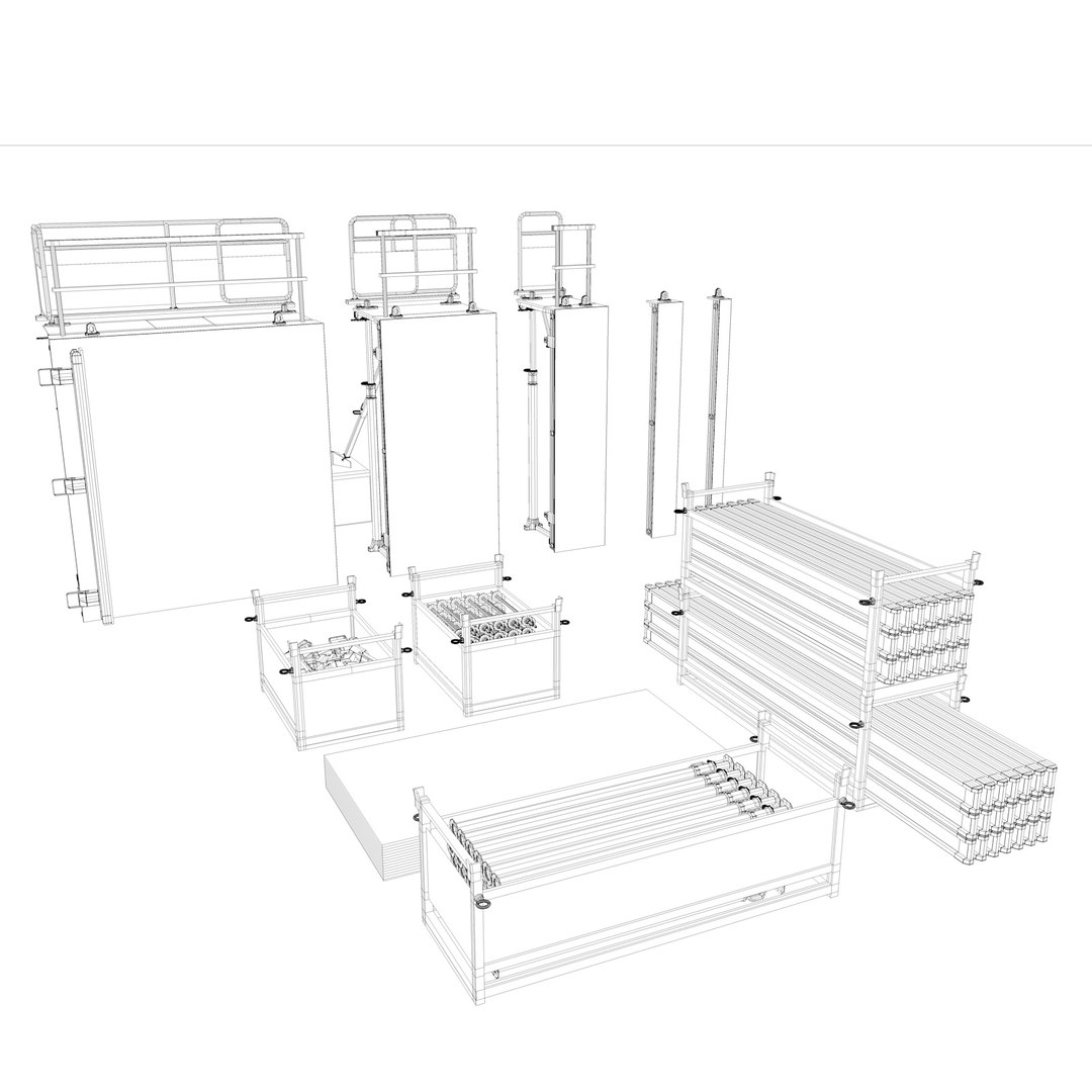 Form Panel Stuff 3d Model