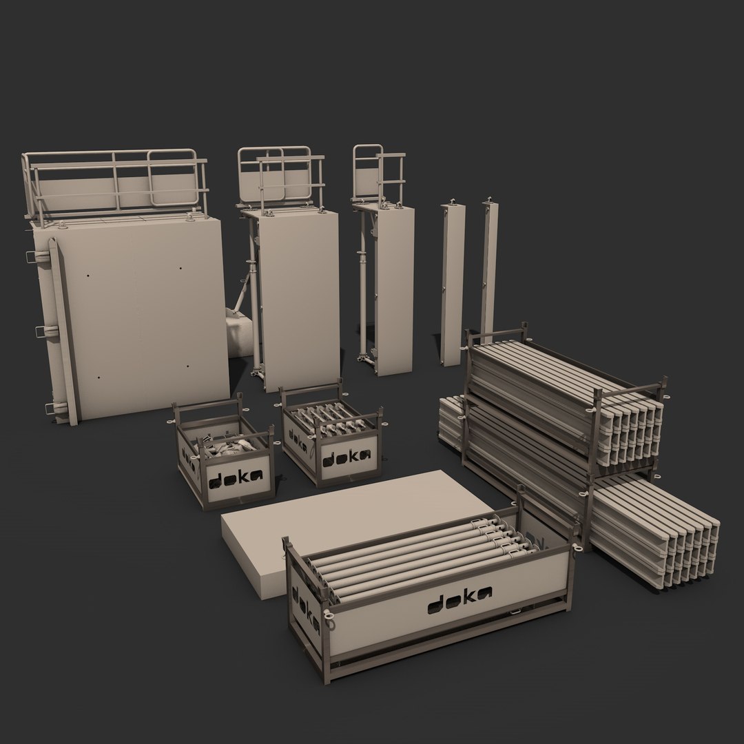 Form Panel Stuff 3d Model