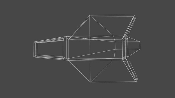 3D low poly spaceship - TurboSquid 2019866