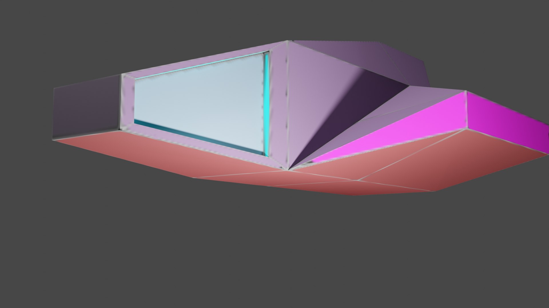 3D low poly spaceship - TurboSquid 2019866