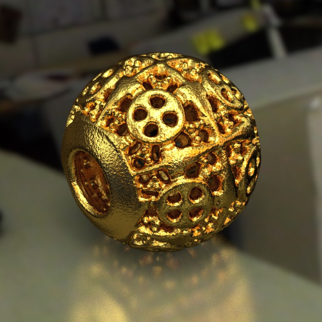 3D jewelry charm pa model - TurboSquid 1258559