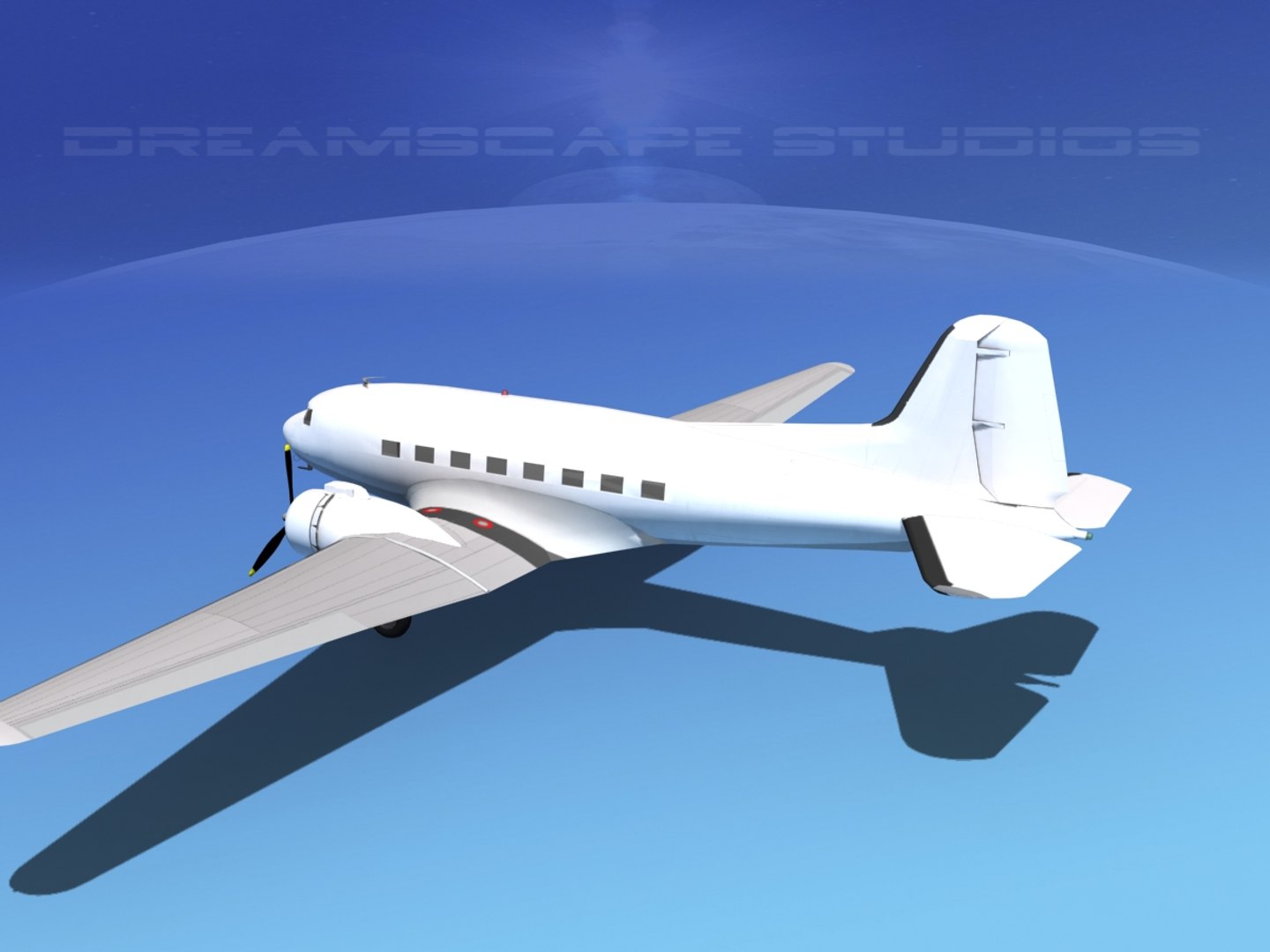 Dc-3 Douglas Dxf