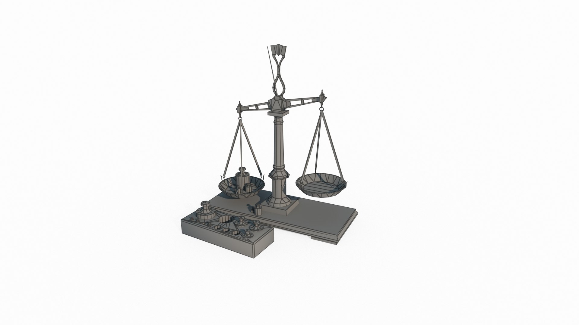 Old Style Libra 3D Model - TurboSquid 2295459